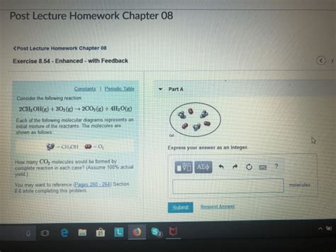 solved post lecture homework chapter 08