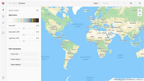 Maps And Styles Basics Guides Map Design Maptiler