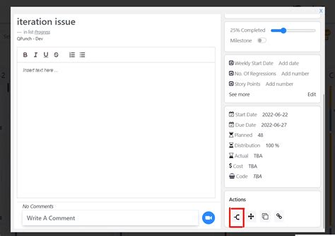 Split Task Qpunch Project Management Software