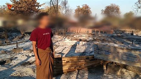 စစ်ကိုင်းတိုင်း၊ ပုလဲမြို့နယ်၊ သရက်ကန်ရွာက လူနေအိမ် ၄၆ လုံးကို အကြမ်းဖက