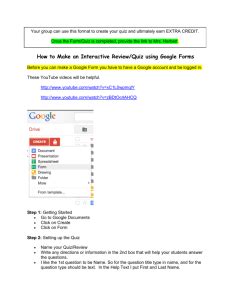 Google Forms