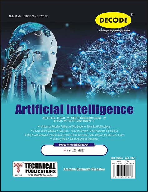 Artificial Intelligence For JNTU H Course IV I CSE IT CS PE Professional
