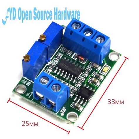 Current To Voltage Module 0 4 20mA To 0 3 3V 5V 10V Voltage Transmitter S08 Wholesale DropShip