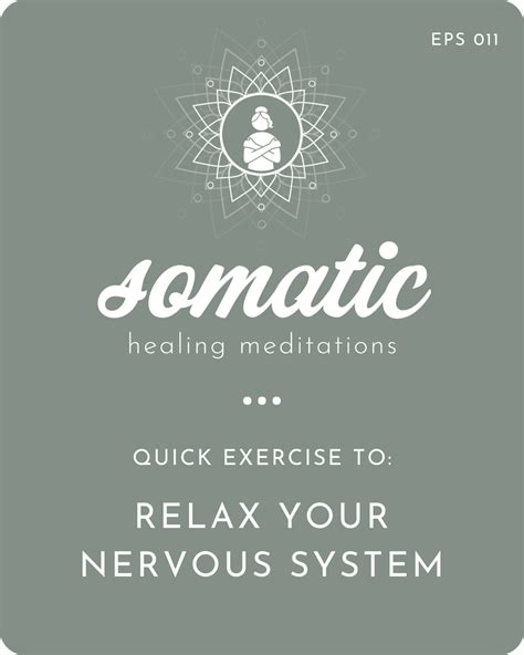 Quick Exercise To Relax Your Nervous System — Hello Inner Light