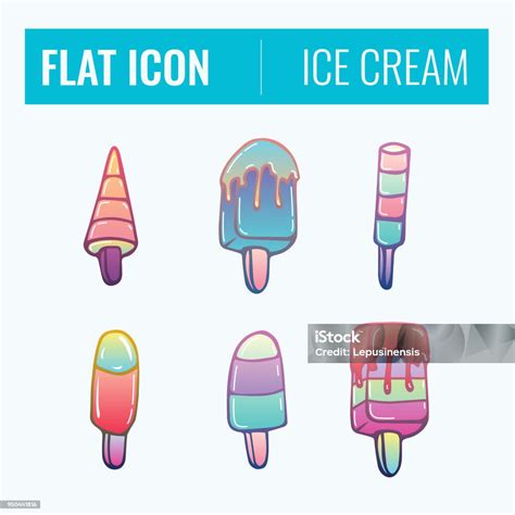 색 아이스크림의 설정 아이콘을 스케치 했다 손의 컬렉션 스티커 길거리 음식 식사와 함께 그려 로고 메뉴 광고 프로 모션 포스터 또는 배너 디자인 요소입니다 고급에 대한 스톡