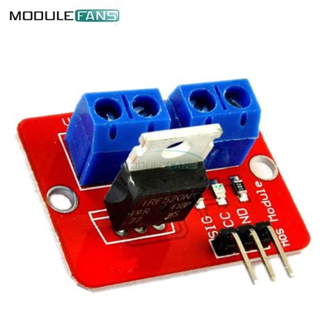 5PCS Top Mosfet Button IRF520 Mosfet Driver Module For Arduino MCU ARM