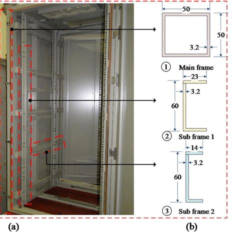 Test Structure A Configuration B Main Cross Sections Mm And