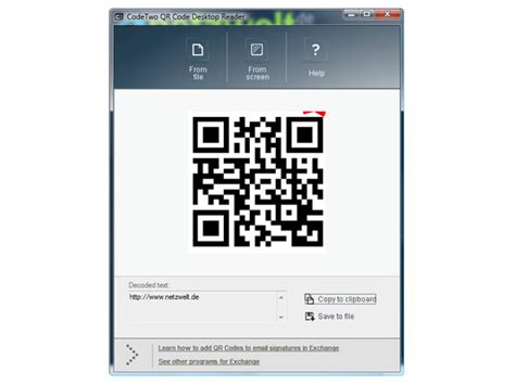 CodeTwo QR Code Desktop Reader QR Codes Mit Windows Lesen NETZWELT