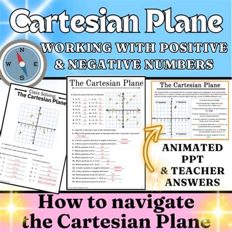 Cartesian Plane Introduction Cartesian Plane Worksheets With Answers And Ppt