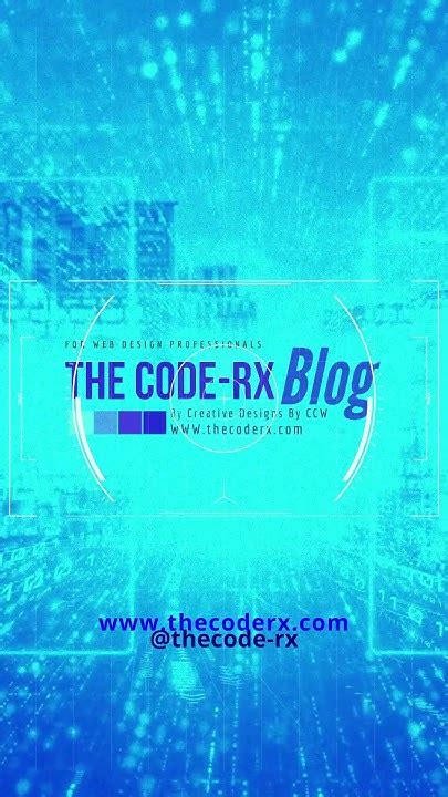 Learn To Code The Code Rx Blog Coding Webdevelopment Learntocode2024 Webdesigning Youtube