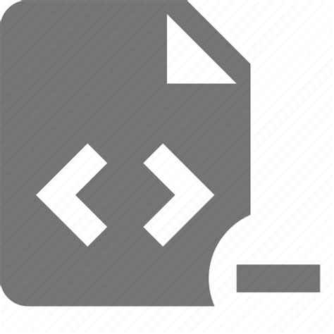 Coding File Minimize Minus Programming Icon Download On Iconfinder