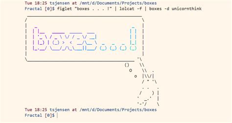 Boxes Command Line Ascii Boxes Unlimited