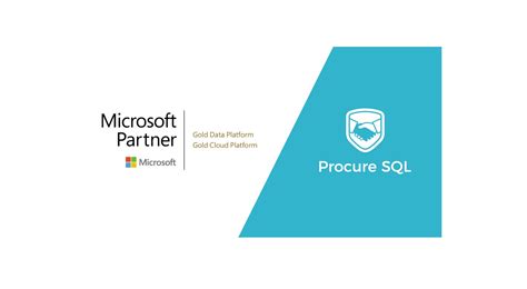 it s official we re a microsoft gold partner procuresql data