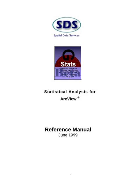 Pdf Statistical Analysis For Arcview Dokumen Tips