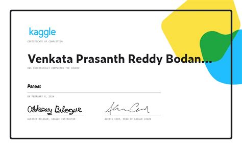 Venkata Prasanth Reddy Bodanapu On Linkedin Datascience Kaggle Pandas
