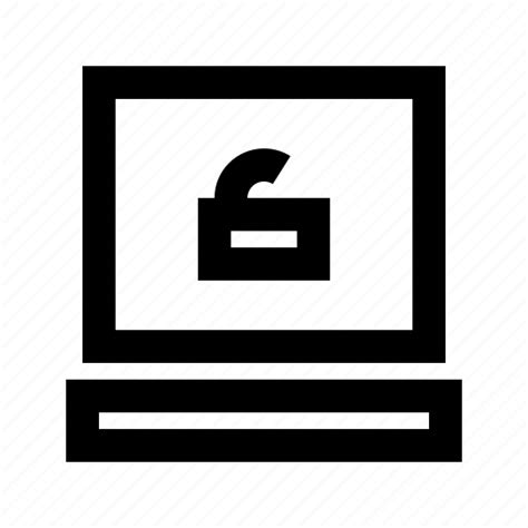 notebook protect protection secure security unlock icon download