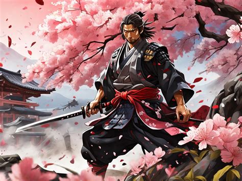 Artstation Samurai Under Sakura Tree Artworks