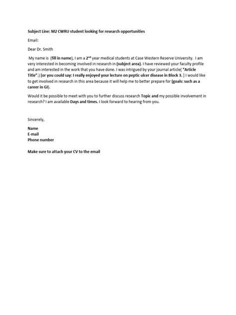 Sample Email Pdf