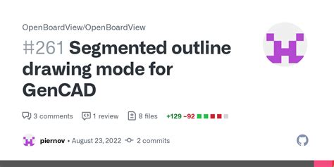 Segmented Outline Drawing Mode For Gencad By Piernov · Pull Request 261 · Openboardview