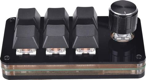 Keys USB Keypad Programming Macro Pad With Knobs Macro Mechanical Gaming Keyboard Handed