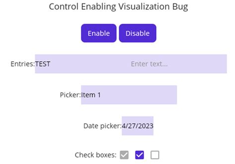 [regression 8 0 0] Control Enabling Disabling Style Color Not Working New In Net7 0 · Issue