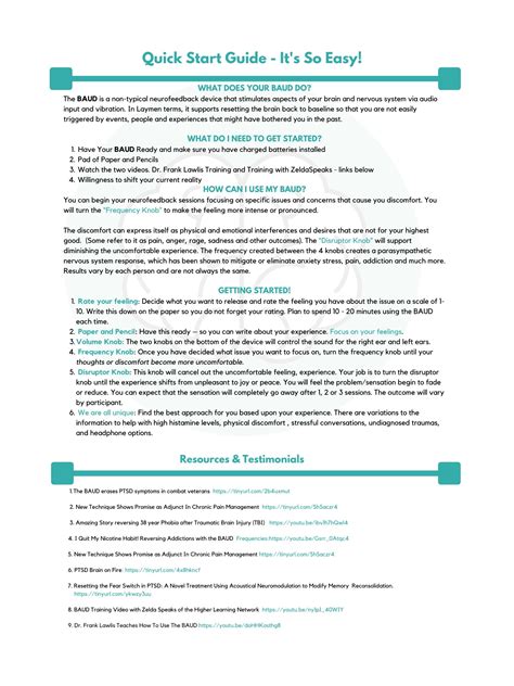 BAUD Bio Acoustical Utilization Device Suson Essentials
