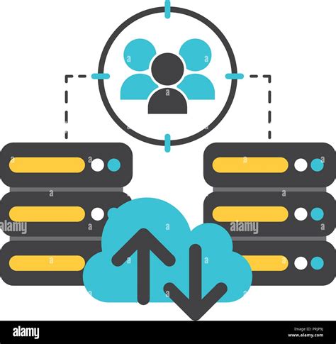 Database Server Cloud Computing Connection Data Security Stock Vector Image And Art Alamy