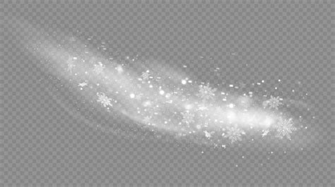 Snowfall Pattern With Transparency Royalty Free Vector Image