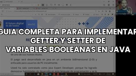 Guia Completa Para Implementar Getter Y Setter De Variables Booleanas