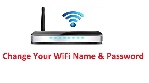 Change WiFi Name Password Howtosolveit YouTube