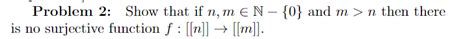 Solved Problem Show That If N MN And M N Then There Chegg Com