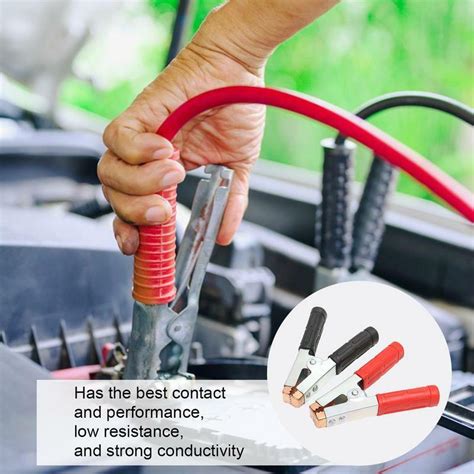 자동차 배터리 단자 구리 케이블 클램프 점퍼 케이블 클램프 충전 커넥터 키트 자동차 점퍼 구리 케이블 클램프 자동차 전자