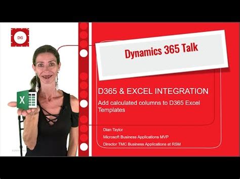 Add Calculated Columns To D365 Excel Templates YouTube