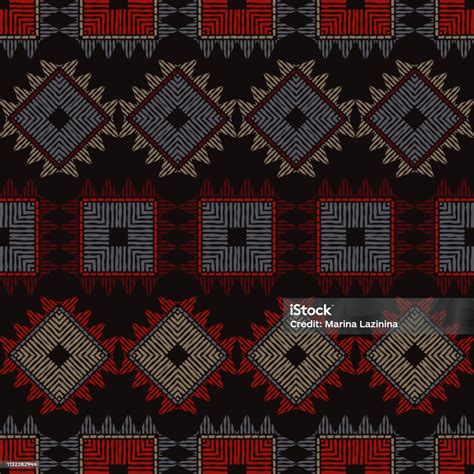 민족 보헤미안 완벽 한 패턴입니다 패치워크 텍스처 길 쌈 0명에 대한 스톡 벡터 아트 및 기타 이미지 0명 걸레 고풍스런 Istock
