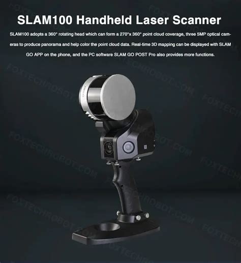Slam100 Industrial Handheld 3d Lidar Mobile Laser Mapping Scanner