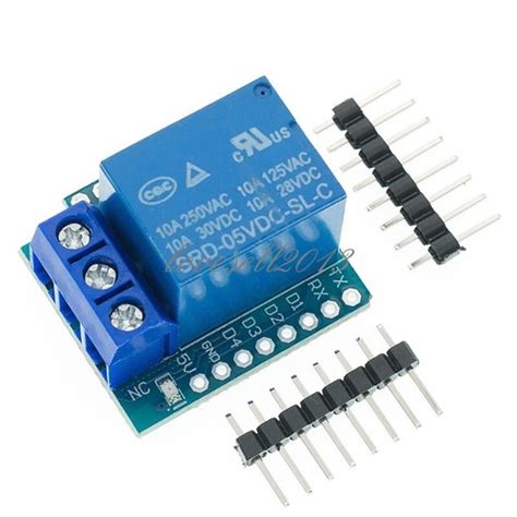 5v 1ch relay shield v2 version 2 for wemos d1 mini esp8266 wifi module