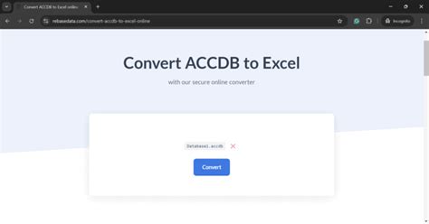 how to convert or open accdb files in microsoft excel