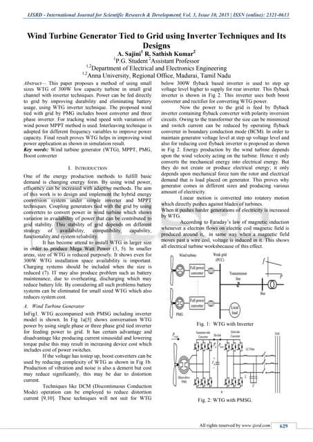 Transient Analysis And Modeling Of Wind Generator During Power And Grid Voltage Drop Pdf