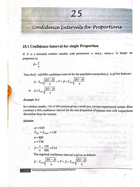 Confidence Interval For Proportion Pdf
