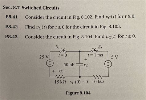 solved p8 24 consider the circuit in fig 8 93 a find and