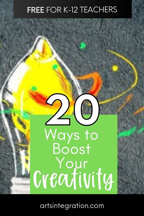 20 Ways To Boost Your Creativity As A Teacher Artofit