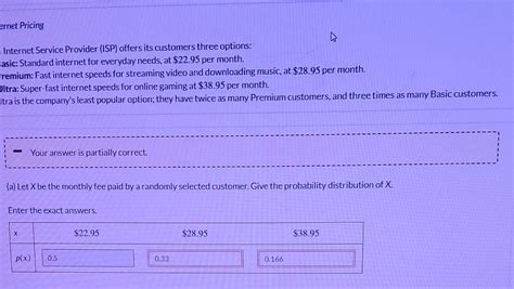 solved internet service provider isp offers its customers