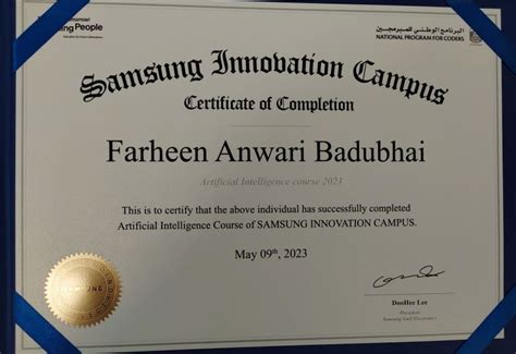 Farheen Anwari Badubhai On Linkedin I Am Happy To Share That I Have Successfully Completed The