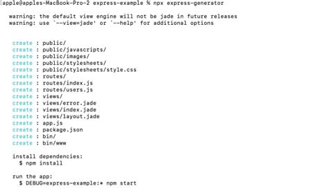 how to create express js application in a minute fyion