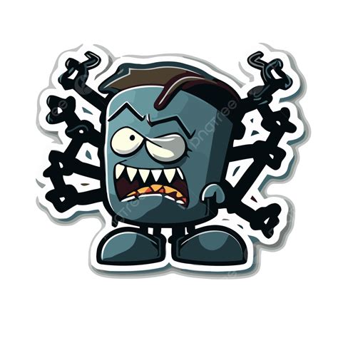 만화 스티커 캐릭터 벡터 클립 아트 고립 된 만화 깨진 체인 스티커 디자인 상표 Png 일러스트 및 벡터 에 대한 무료 다운로드 Pngtree