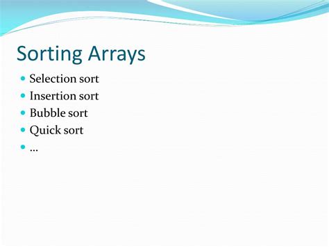 PPT Arrays PowerPoint Presentation Free Download ID 2514139