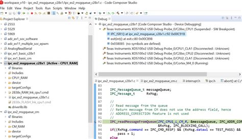 tms320f28388d ipc例程问题 c2000™︎ 微控制器论坛 c2000 微控制器 e2e™ 设计支持
