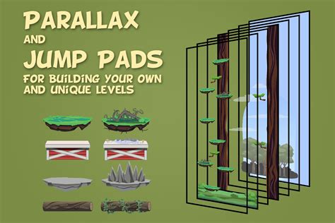 Jumping Up Game Backgrounds CraftPix Net