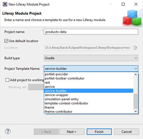Liferay Service Builder LIFERAY STACK