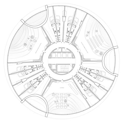Circular Building Plan